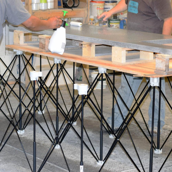 Centipede Workbench - 4x6 ft, 30 in Tall Steel Work Supports - Carbour ...